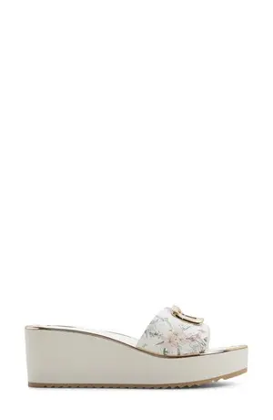 Aldo Menhaden Platform Wedge Slide Sandal