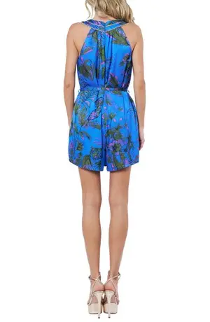 CIEBON Stace Tropical Floral Print Romper