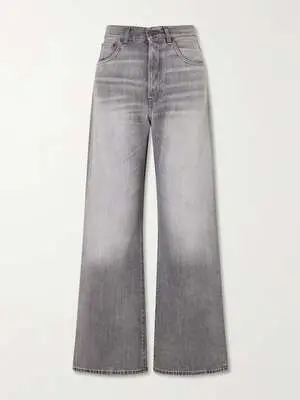 Acne Studios Mid-rise Wide-leg Jeans - Gray