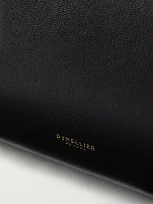 DEMELLIER The Stockholm Full Grain Leather Shoulder Bag - Black