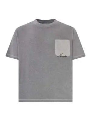 Amiri Cotton T-shirt With Front Logo - Multicolor