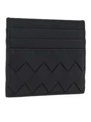 Bottega Veneta Card Holder In Intrecciato Vn - Multicolor