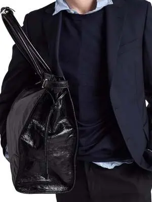 Prada Bonnie Leather Shopping Bag
