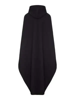 Balenciaga Oversized Asymmetric Hooded Sweatshirt Cape