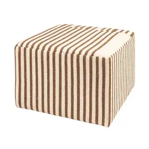 OLIVE GROVE Upholstered Coffee Table Ottoman - Ivory