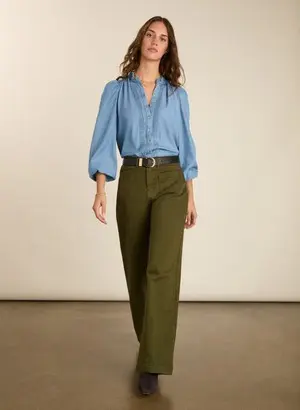 BAUKJEN Robyn Denim Wide-leg Stretch Jeans