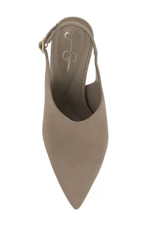 Jessica Simpson Pavie Slingback Pump - Light Grey