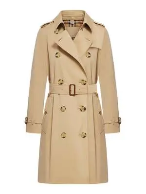 Burberry Heritage Kensington Short Trench Coat - Multicolor
