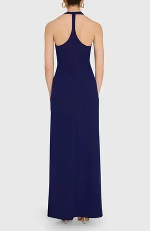 Amanda Uprichard Sonya Asymmetric Draped Gown