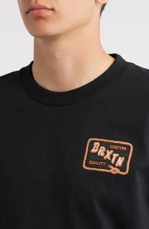 Brixton Emery Graphic T-shirt - Black