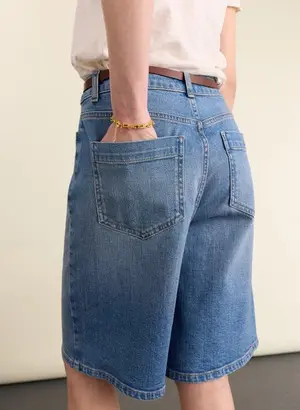 BAUKJEN Britney Stretch Denim Shorts
