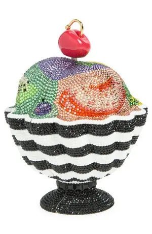 Judith Leiber Crystal Ice Cream Sundae Clutch