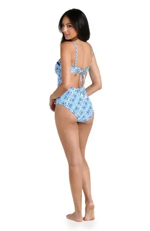 La Blanca Costa Azul Bandeau One-piece Swimsuit