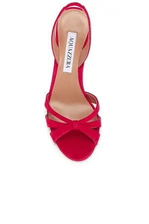 AQUAZZURA Tati 85 Sandal In Red