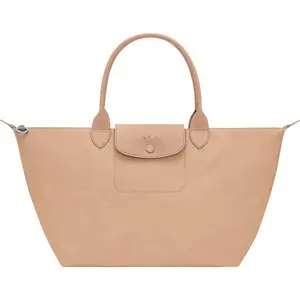 Longchamp Large Le Pliage One Shoulder Bag - Beige