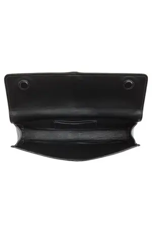 LIFFNER Belted Raffia Clutch