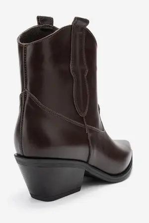 FOREVER & ALWAYS SHOES Elia Leather Western Boot