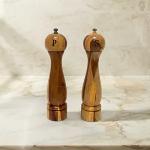 BE HOME Bumi Salt & Pepper Grinderset Of 2