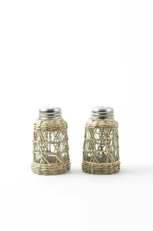 BE HOME Seagrass Salt & Pepper - None