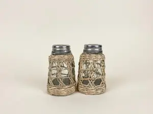 BE HOME Seagrass Salt & Pepper