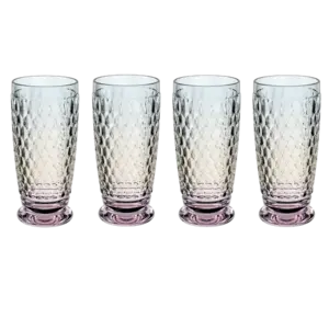 VILLEROY & BOCH Boston Pearl Highball / Tumbler Set Of 4 - Multi