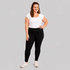 CITY THREADS USA-MADE Soft 100% Cotton Plus Size Leggings