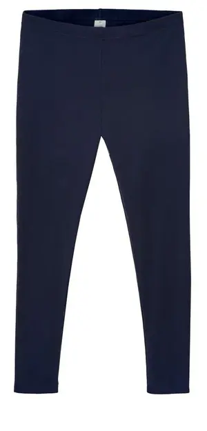 CITY THREADS USA-MADE Soft 100% Cotton Leggings - Navy