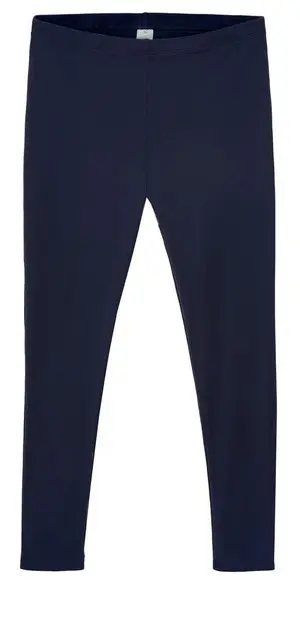 CITY THREADS USA-MADE Soft 100% Cotton Leggings - Navy