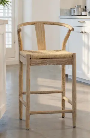 DOVETAIL FURNITURE Rami Danish Cord Counter Stool