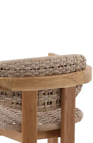 DOVETAIL FURNITURE Jessamine Outdoor Dining Chair