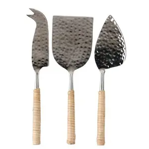 BE HOME Aquila Cheese Knivesset Of 3 - Grey