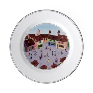 VILLEROY & BOCH Design Naif Salad Plate #4 Old Village Square - None