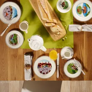 VILLEROY & BOCH Design Naif Salad Plate #4 Old Village Square