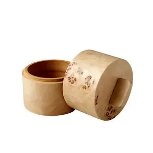 BE HOME Uma Burl Wood Box - Natural
