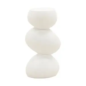 DOVETAIL FURNITURE Syros Outdoor Side Table - White