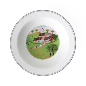 VILLEROY & BOCH Design Naif Rim Cereal Bowl #3 Wedding Procession