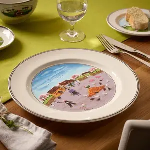 VILLEROY & BOCH Design Naif Dinner Plate #3 Country Yard