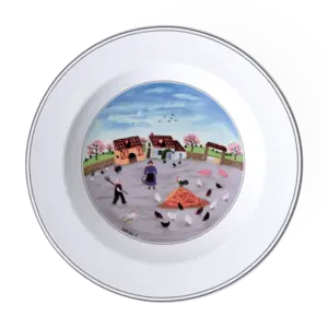 VILLEROY & BOCH Design Naif Rim Soup #3 Country Yard - None