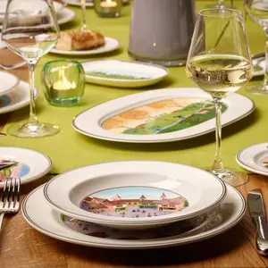 VILLEROY & BOCH Design Naif Rim Soup #3 Country Yard