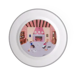 VILLEROY & BOCH Design Naif Dinner Plate #5 The Fireside - None
