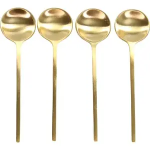 BE HOME Luxe Mini Spoonsset Of 4 - Gold