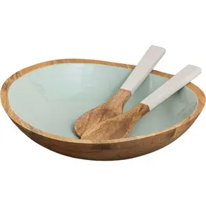 BE HOME Madras Oversized Bowl - Sage