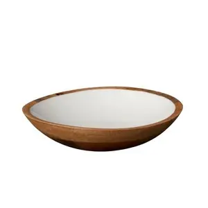 BE HOME Madras Shallow Bowl