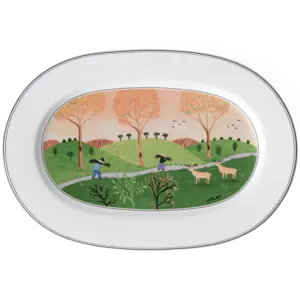 VILLEROY & BOCH Design Naif Oval Platter - None