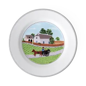VILLEROY & BOCH Design Naif Salad Plate #1 Going To Market - None