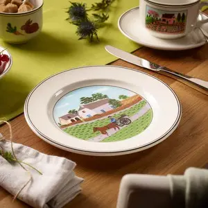 VILLEROY & BOCH Design Naif Salad Plate #1 Going To Market