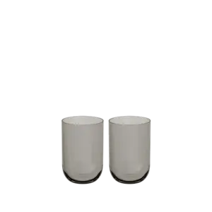 VILLEROY & BOCH Like Smoke Highball / Tumbler Pair - Grey