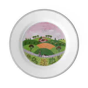 VILLEROY & BOCH Design Naif Salad Plate #6 Hunter & Dog - None