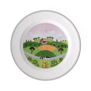 VILLEROY & BOCH Design Naif Dinner Plate #6 Hunter & Dog - None