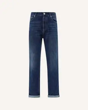 Brunello Cucinelli Cuffed Jeans - Blue